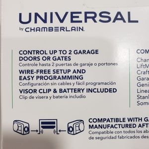 Universal by Chamberlain | Other | Universal Garage Door Opener By ...